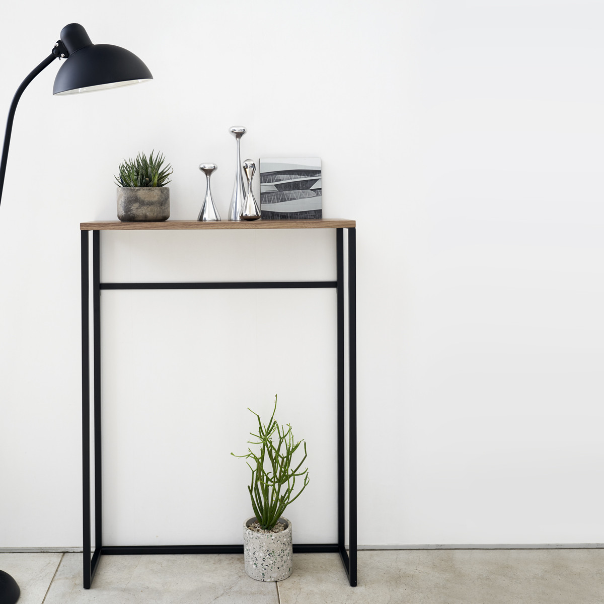Tower Console Table - Black | Meadows & Byrne
