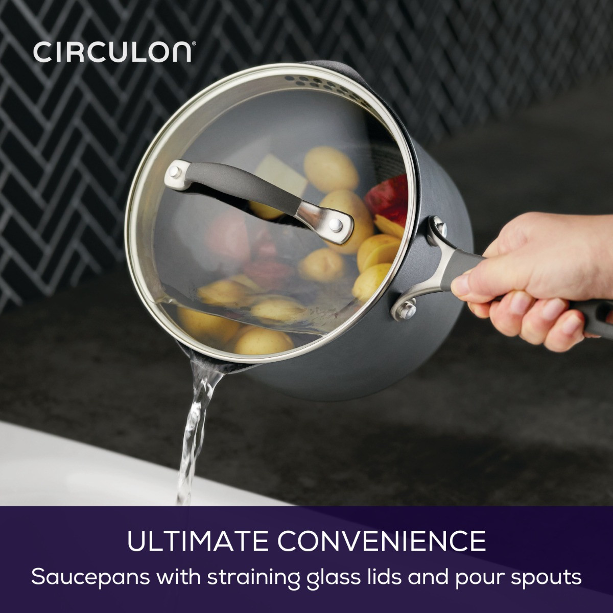 Circulon Scratch Defense Non Stick Saucepan big Meadows Byrne