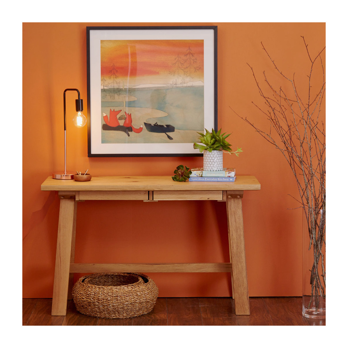 Castle Solid Oak Console | Meadows & Byrne