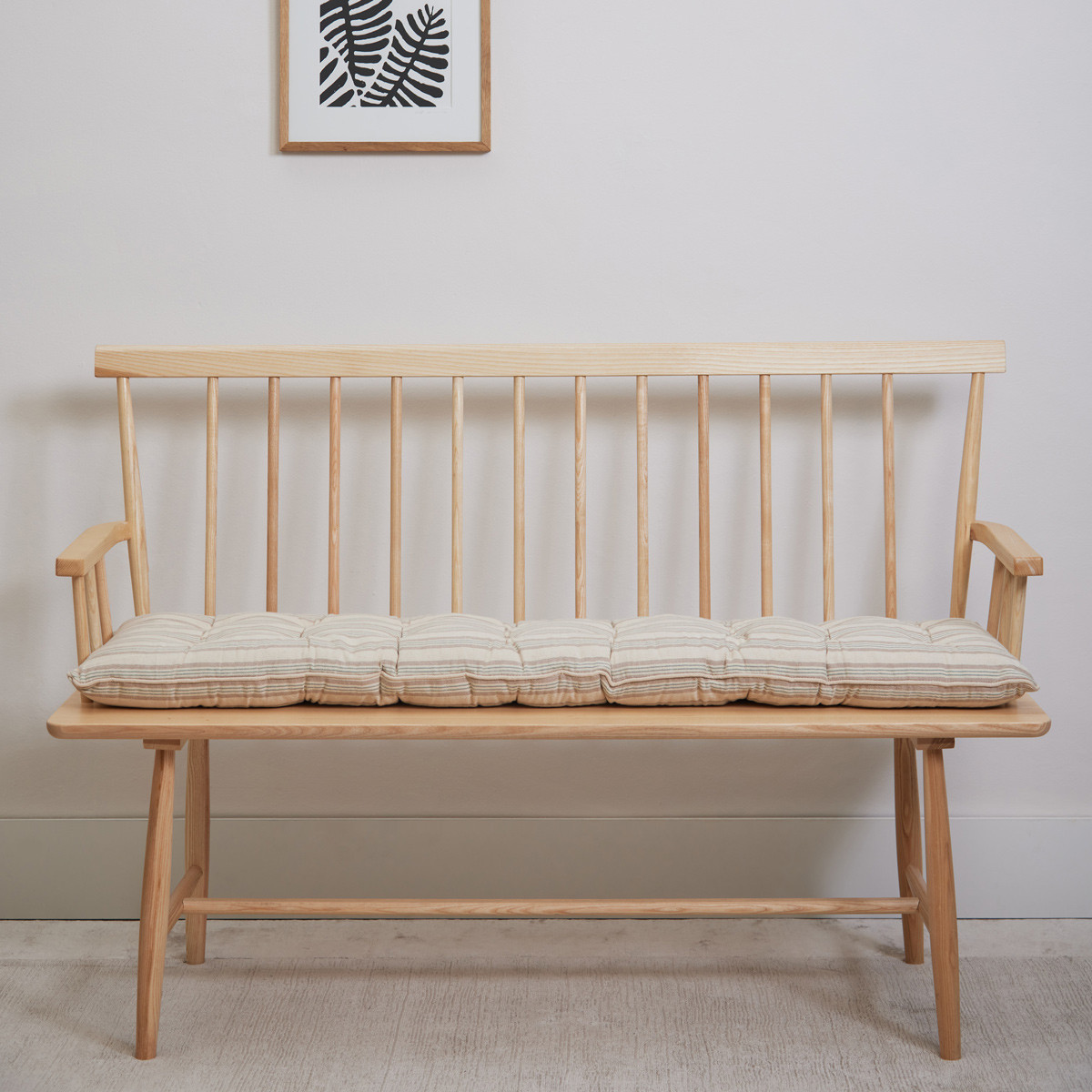 Stripe Weave Bench Pad Collection | Meadows & Byrne