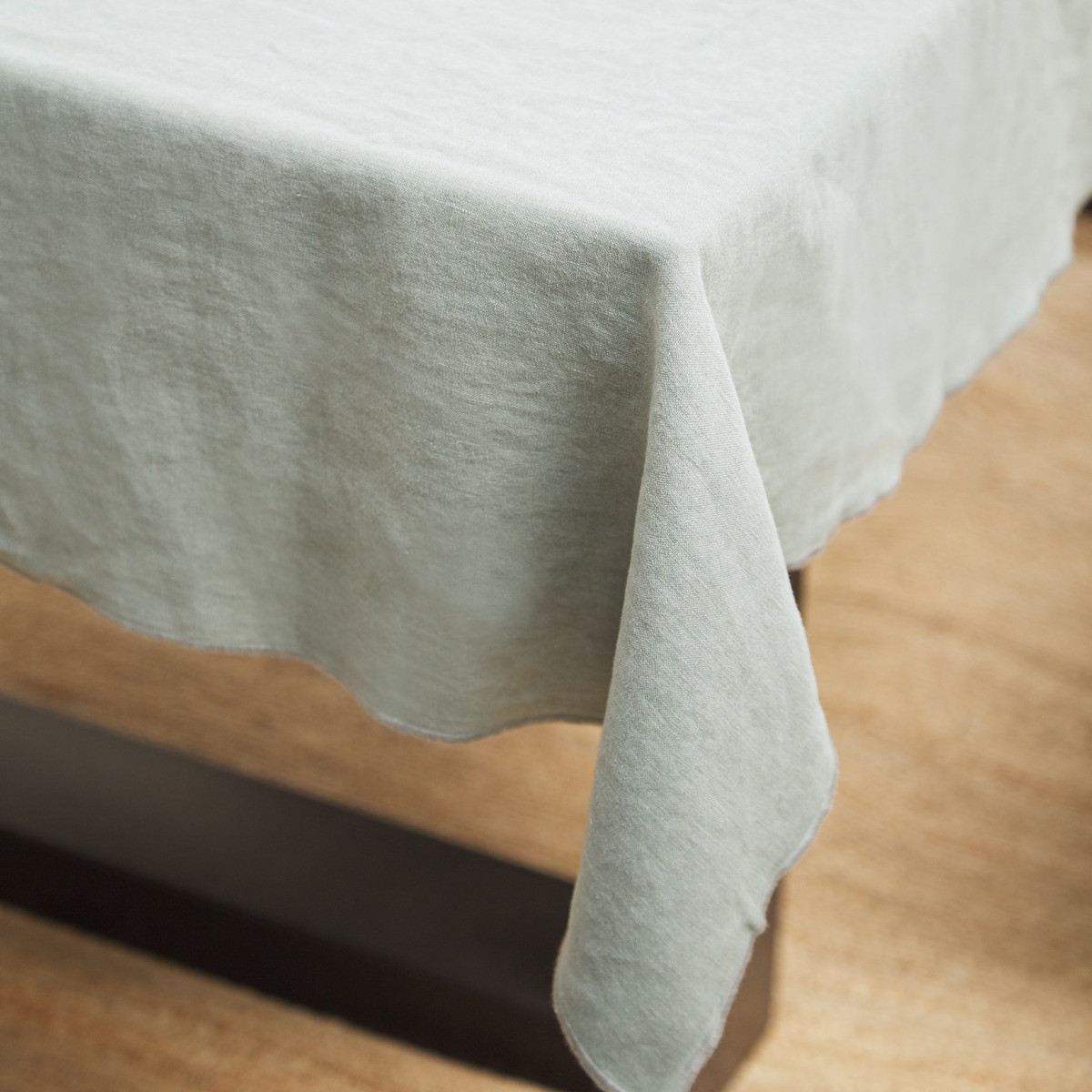 Sage Green Linen Tablecloth | Meadows & Byrne