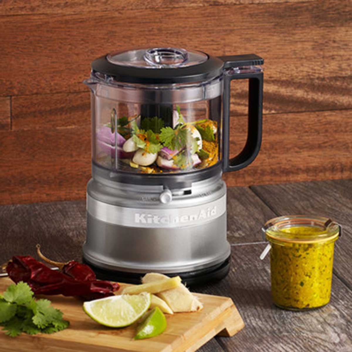 Kitchen Aid Mini Food Processor - Silver | Meadows & Byrne