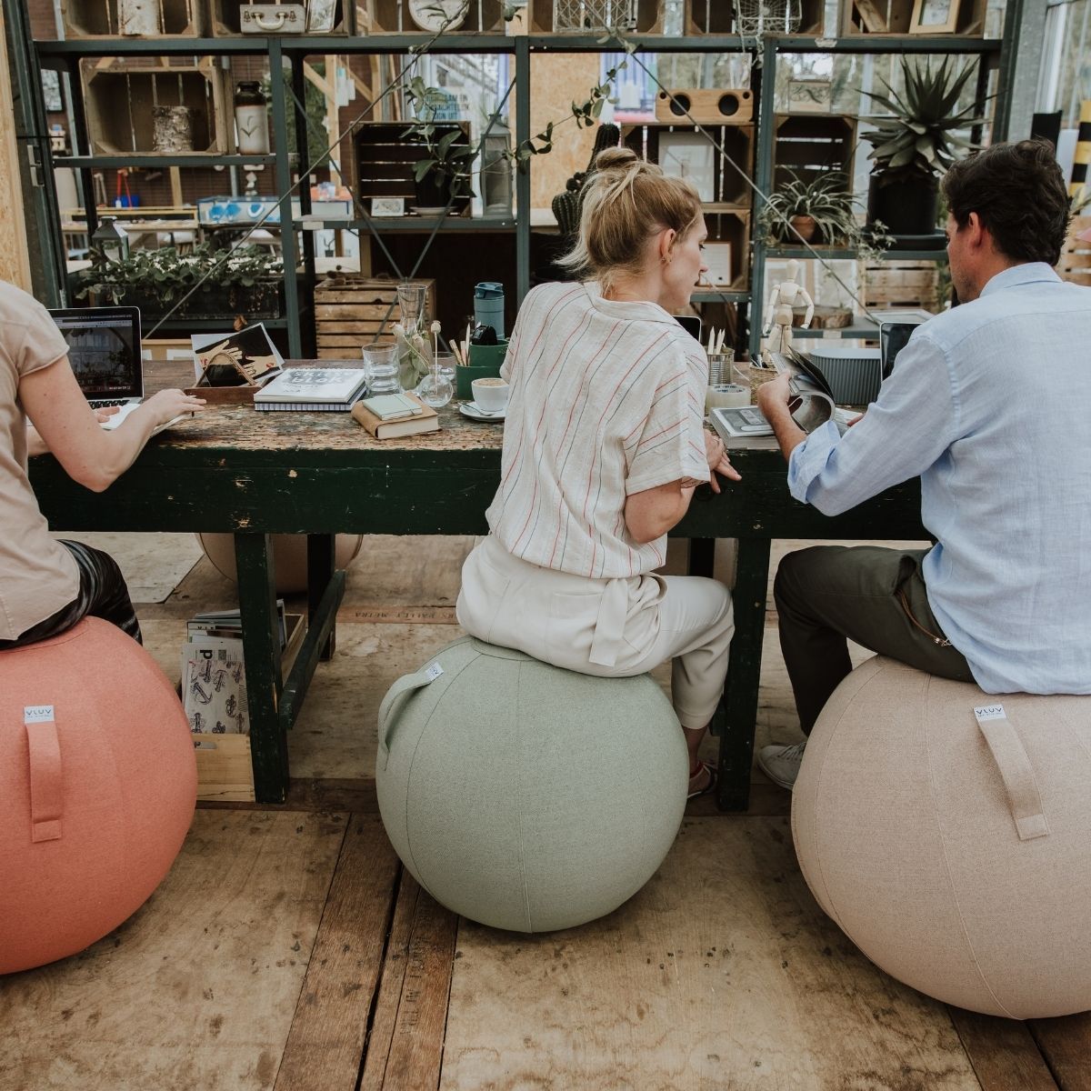 Vluv Fabric Seating Ball Collection │ Meadows & Byrne